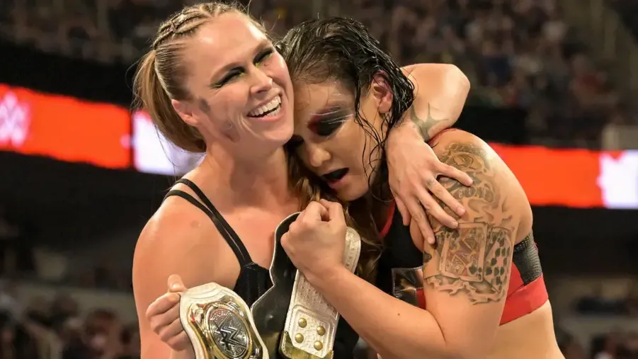 Ronda Rousey & Shayna Baszler Crowned WWE Women's Tag Team Champions On Raw